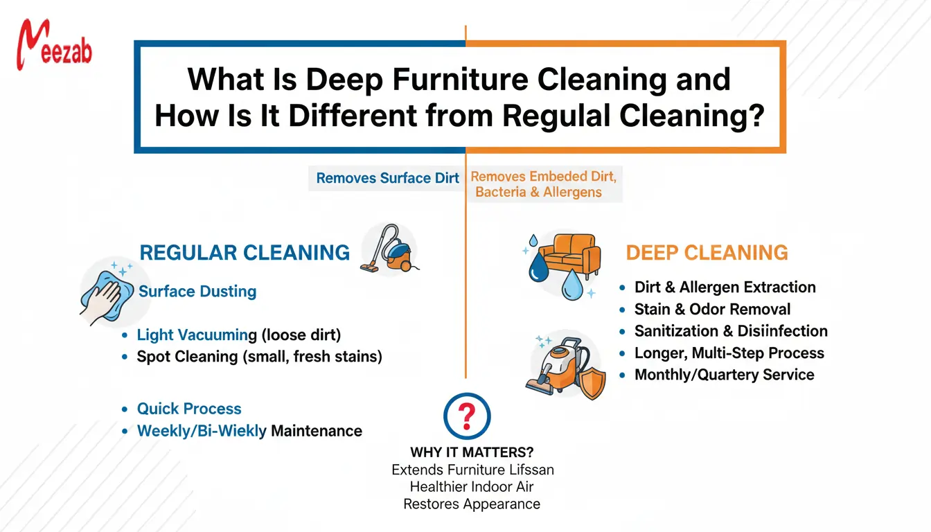 Deep Furniture Cleaning Dubai: What's Included & Why It Matters