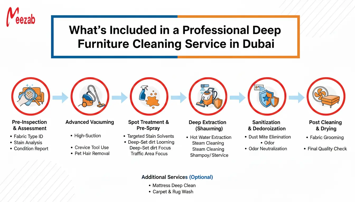 Deep Furniture Cleaning Dubai: What's Included & Why It Matters